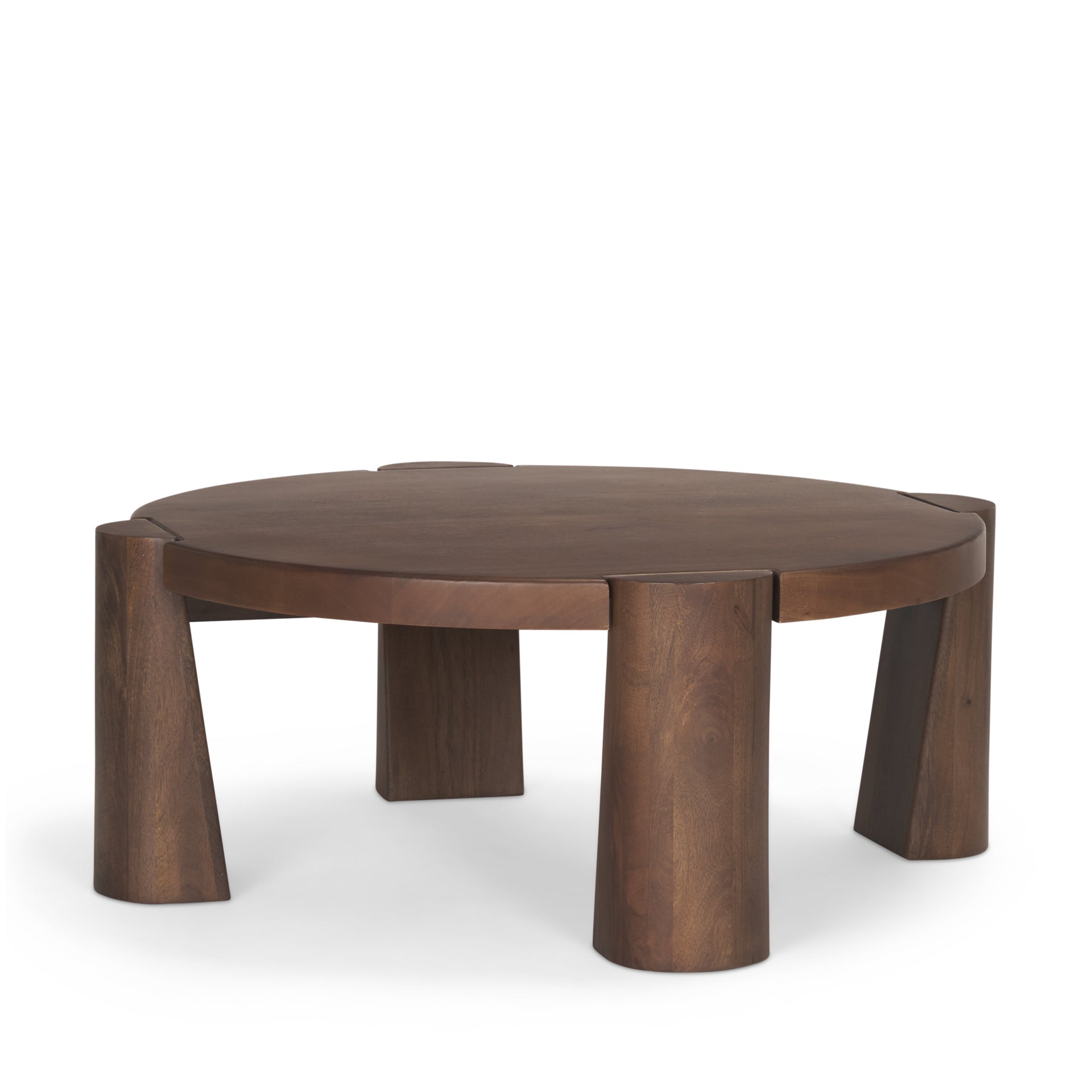Tammar Round Coffee Table Grey Wood Ottawa Kanata Cocktail Table Round ...