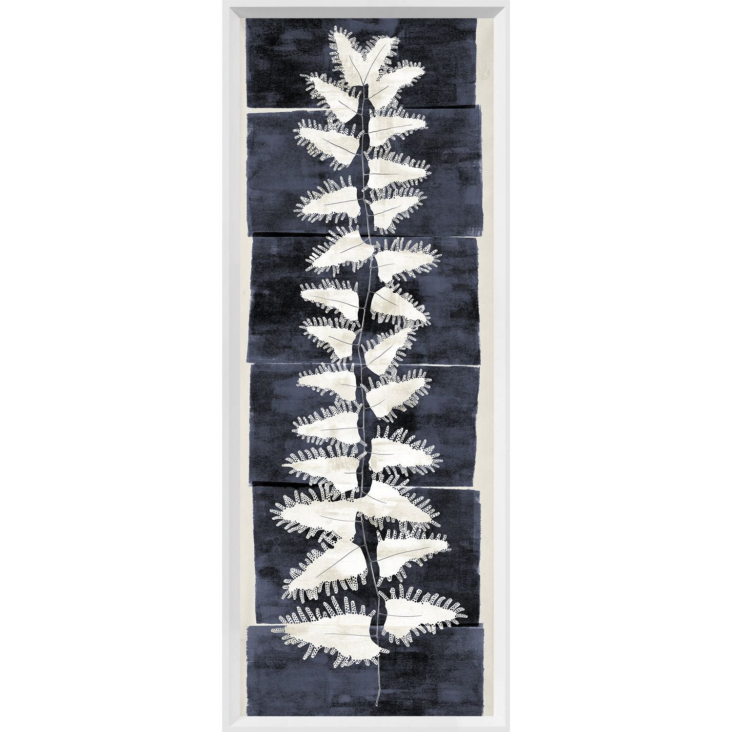 Tall Frond II - Indigo and Cream – MYHome Furniture