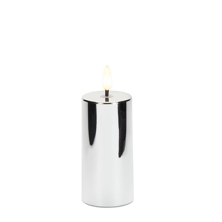 Small - Silver LED Miralite Candle – MYHome Furniture