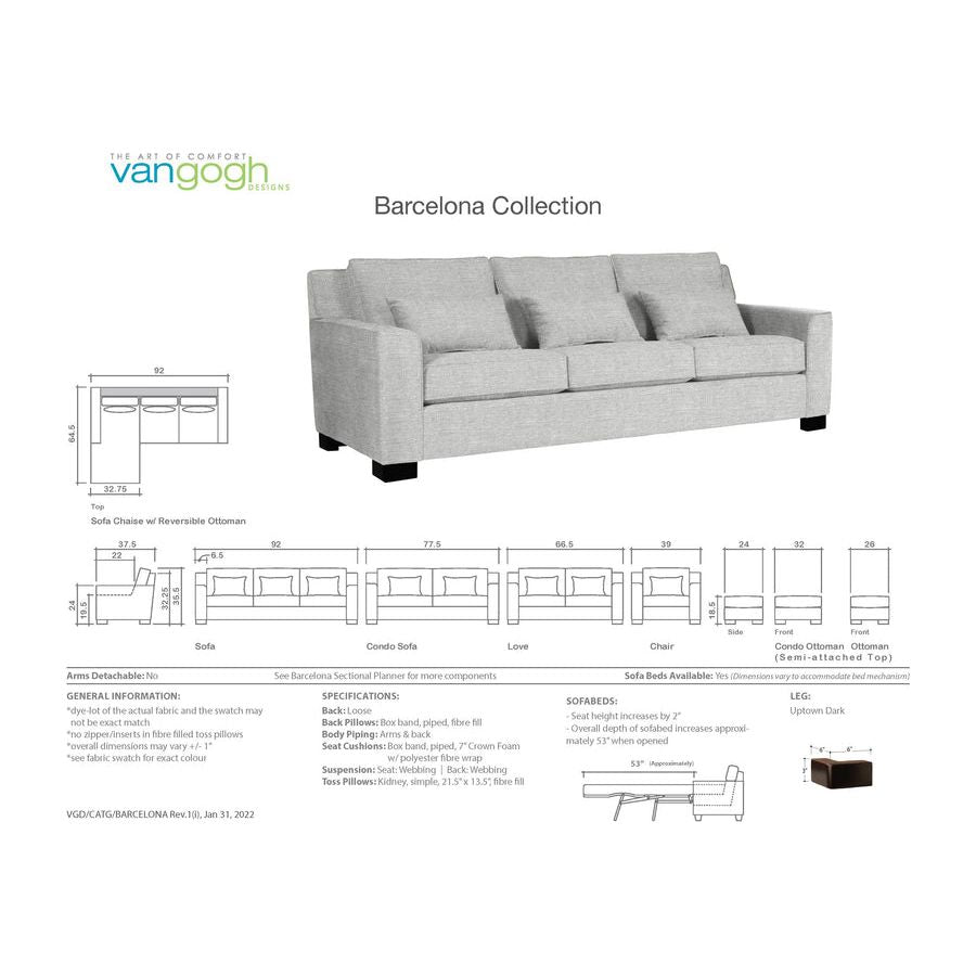Barcelona Sofa – MYHome Furniture