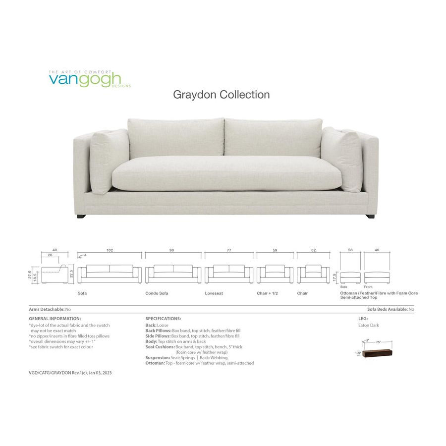 Graydon Sofa – MYHome Furniture