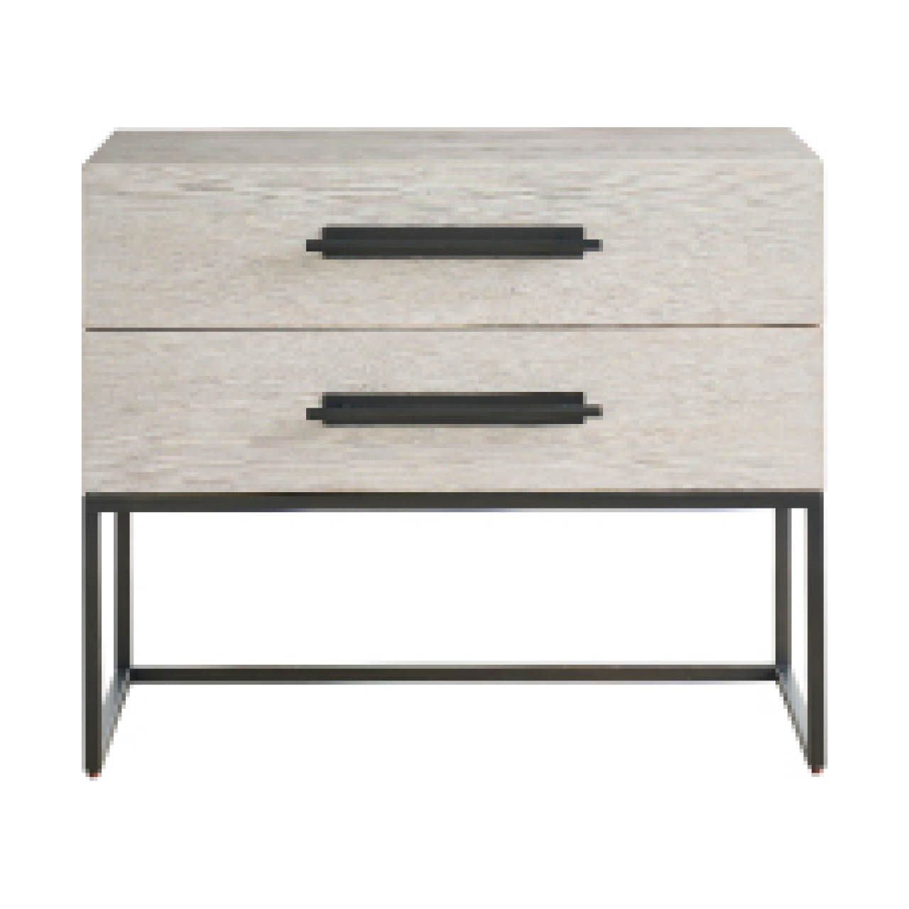 River Rock Metal Base Nightstand – MYHome Furniture
