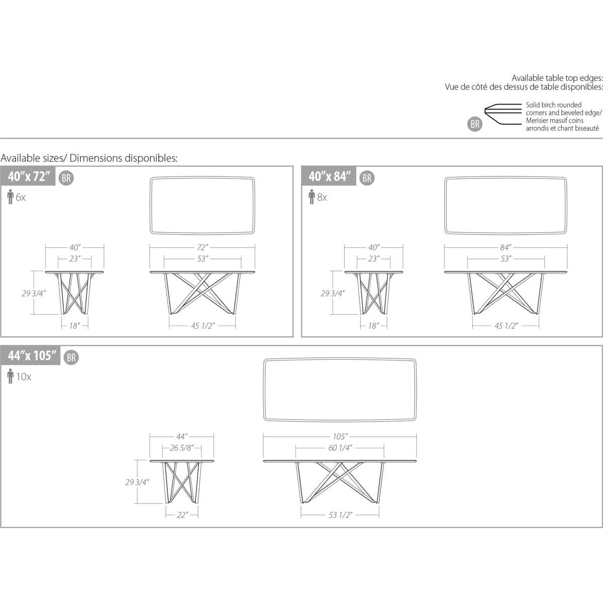Trica Crown Table – MYHome Furniture
