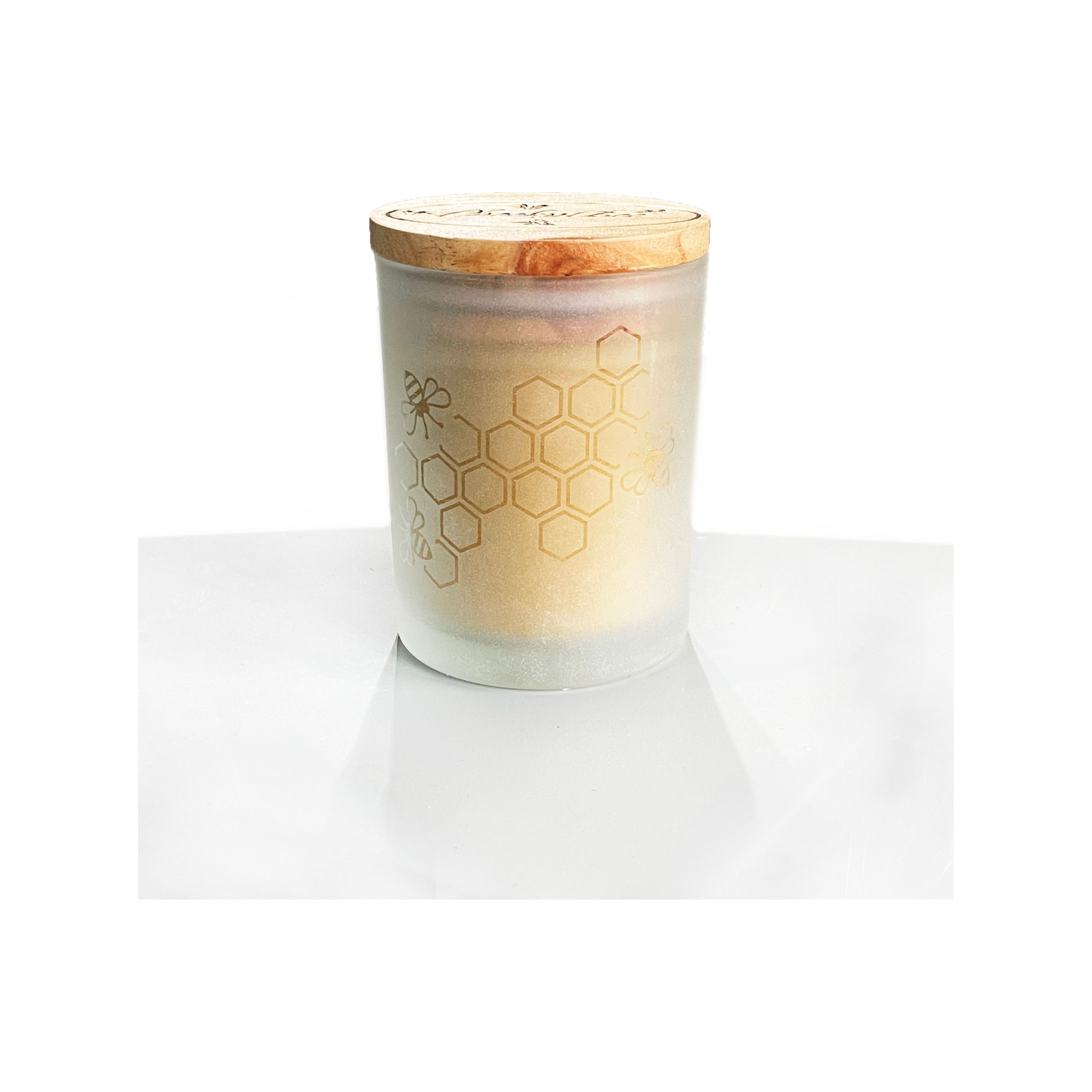 Frosted Bee Glassware Candle – MYHome Furniture