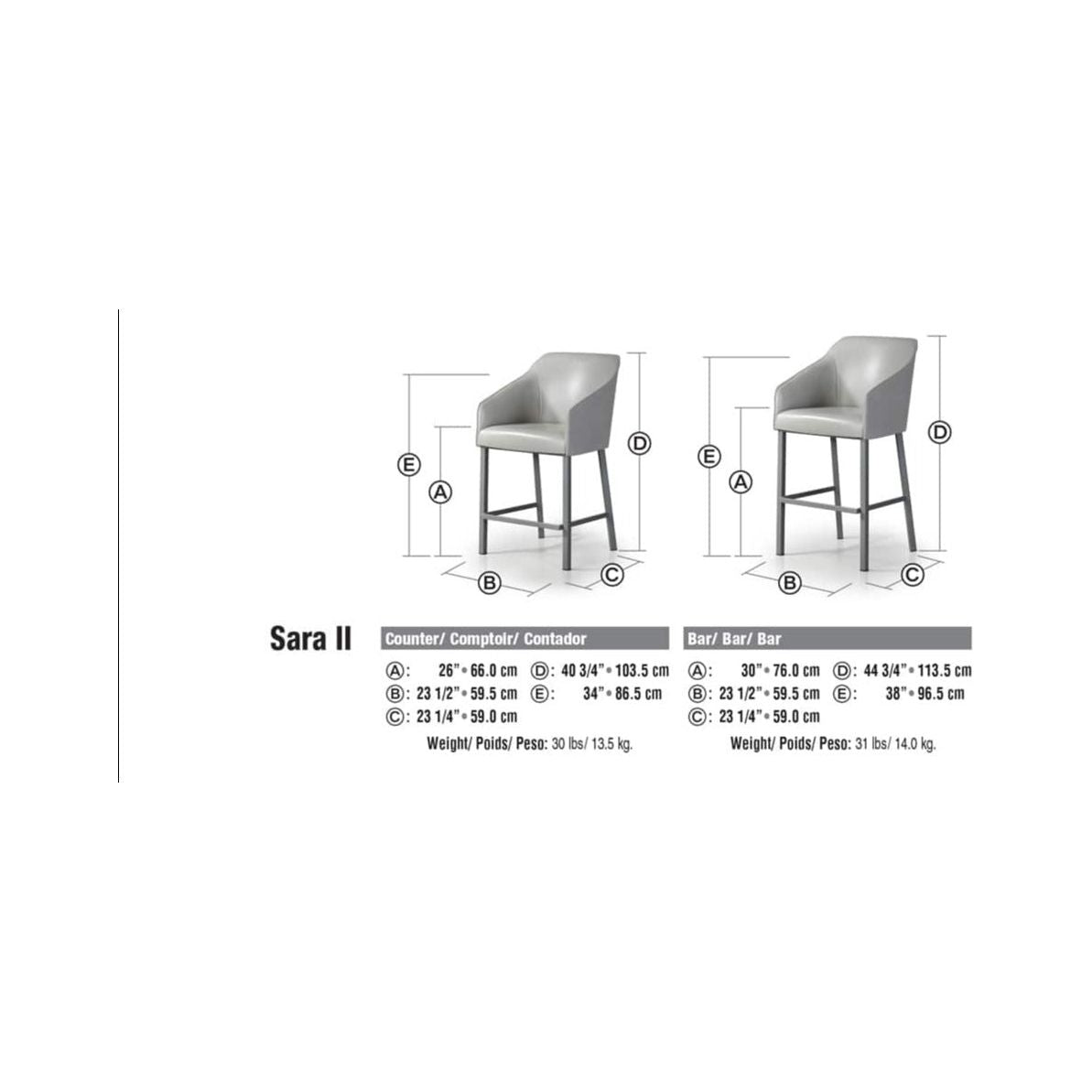 Sara II Stool – MYHome Furniture